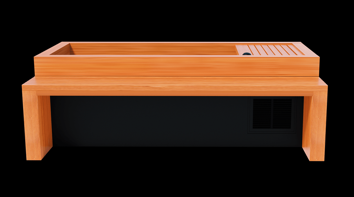 Medical Sauna Frozen 8 ™ Cold Plunge — Opulent Recreations