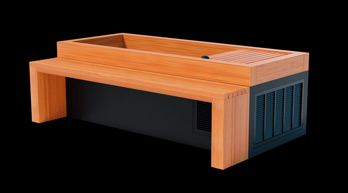 Medical Sauna Frozen 5 ™ Cold Plunge — Opulent Recreations