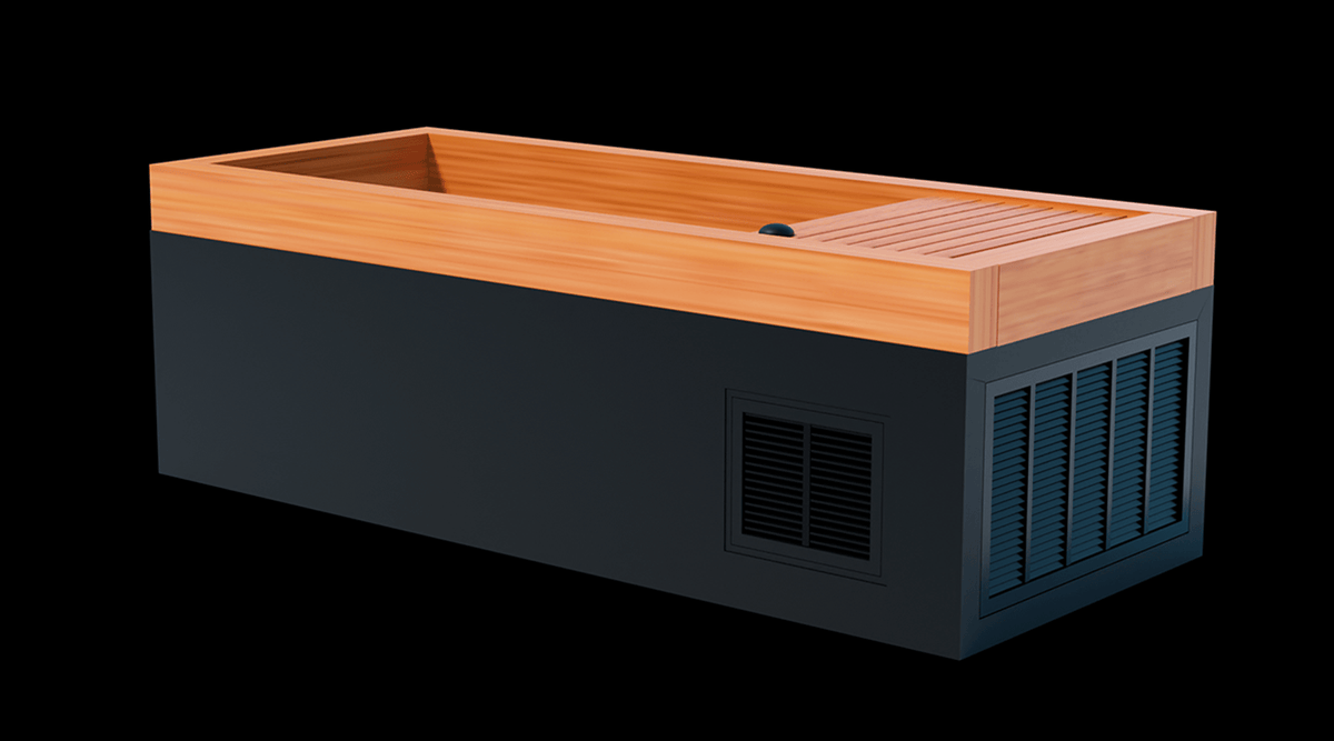 Medical Sauna Frozen 4 ™ Cold Plunge — Opulent Recreations